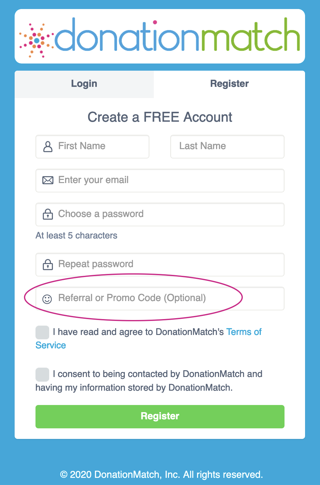 How Do I Use a Referral Code that a Company Gave Me? – DonationMatch ...