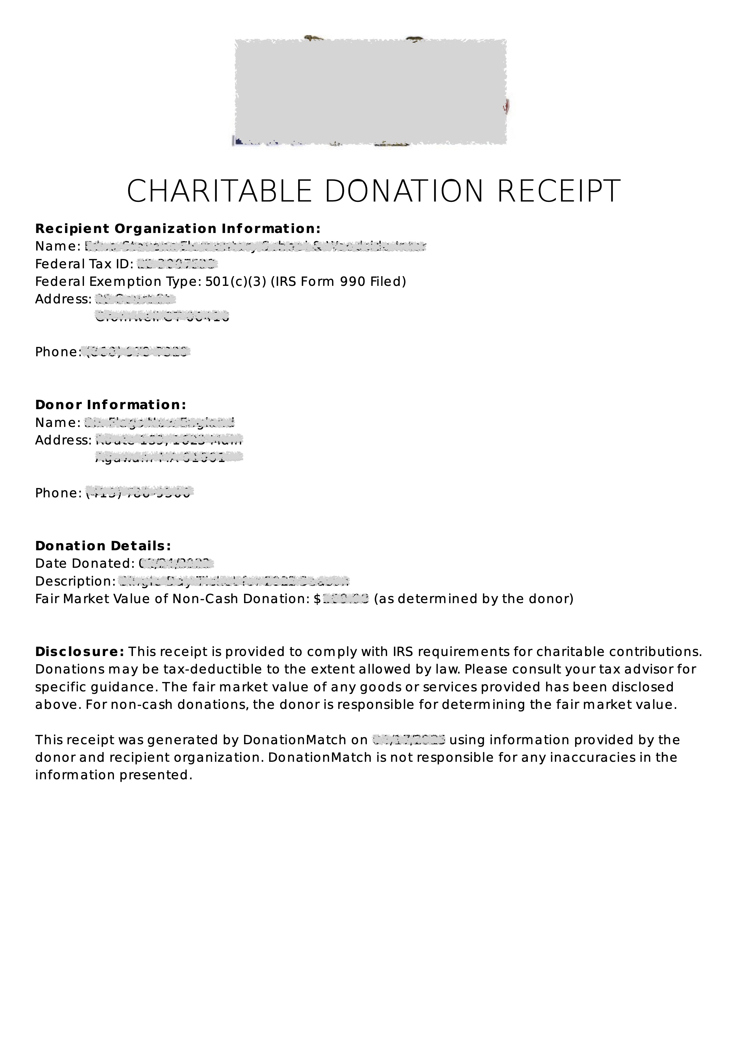 Does DonationMatch Provide Donation Receipts? – DonationMatch Help Center